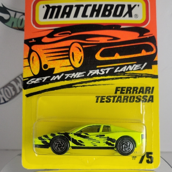 Match | Toys | Matchbox Ferrari Testarossa Toy Car Neon Yellow | Poshmark